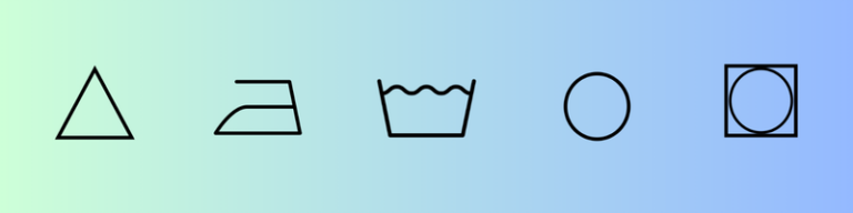 Waschzeichen: Das bedeuten die Wäschesymbole - Ordentlich sauber